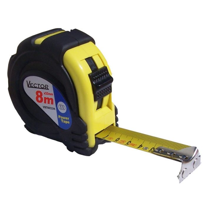 Vector Rolmaat staal 8mx25mm